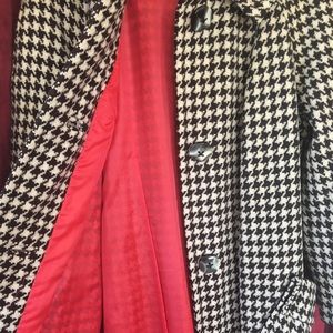 Jackets & Coats | Vintage Houndstooth Wool Coat | Poshmark